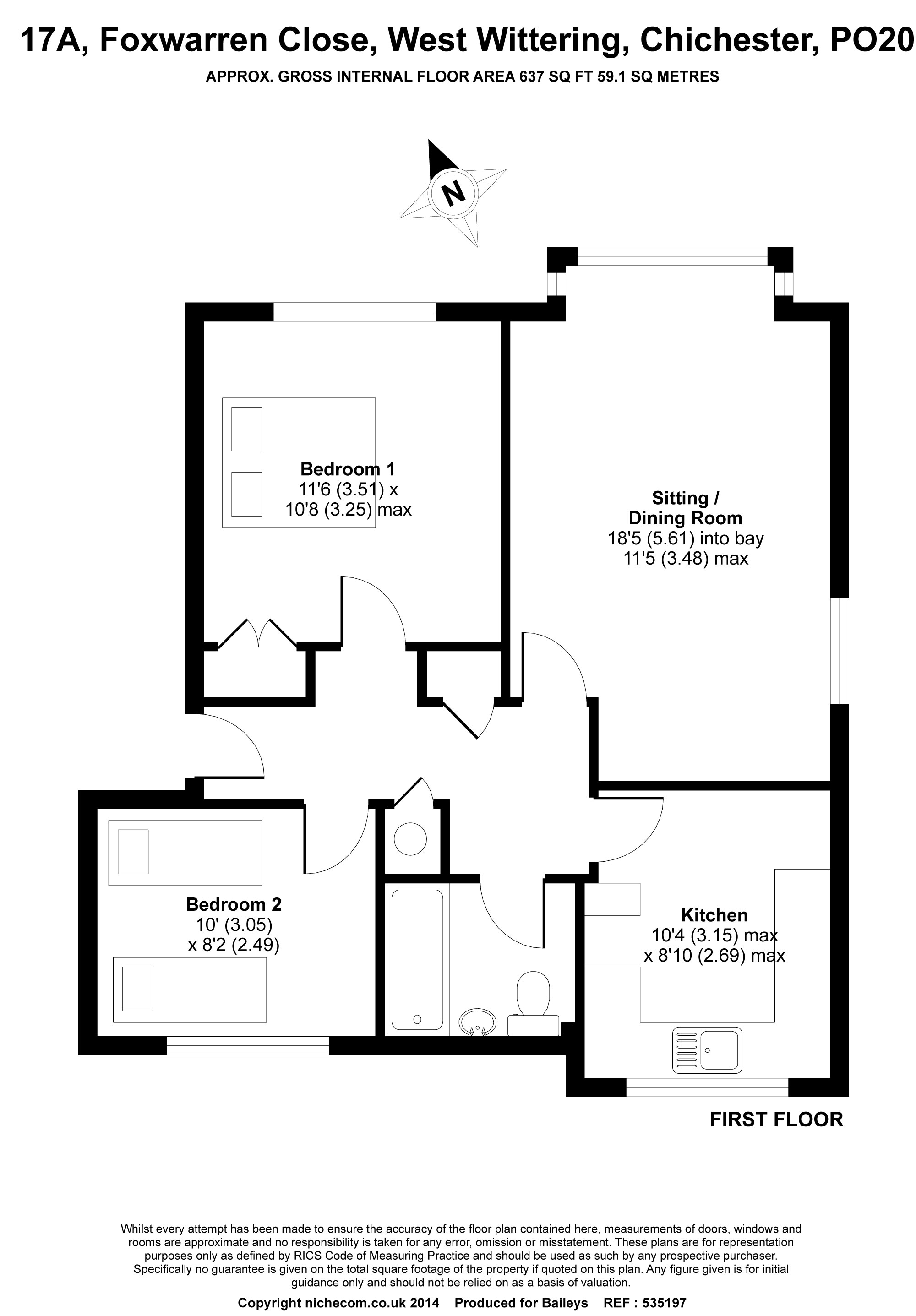 Property for Sale, West Wittering: 17A Foxwarren Close | Baileys Estate ...